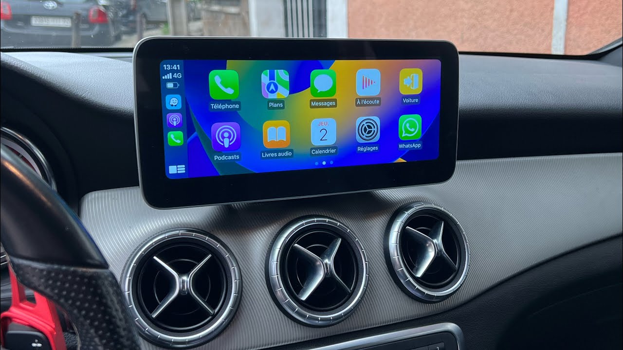 How to install radio android For mercedes benz CLA - YouTube