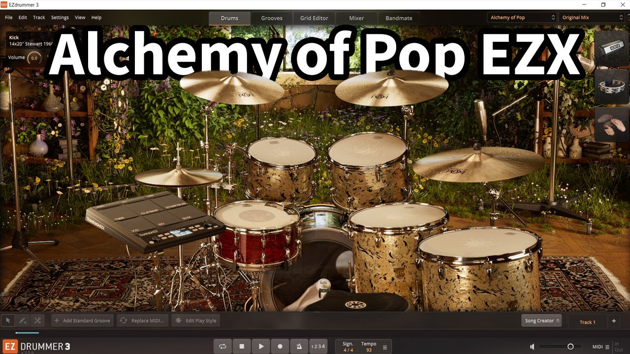Toontrack EZDrummer 3 Alchemy of Pop EZX All Presets DEMO - YouTube