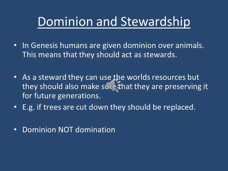 The Environment- Dominion and Stewardship- GCSE RS - YouTube