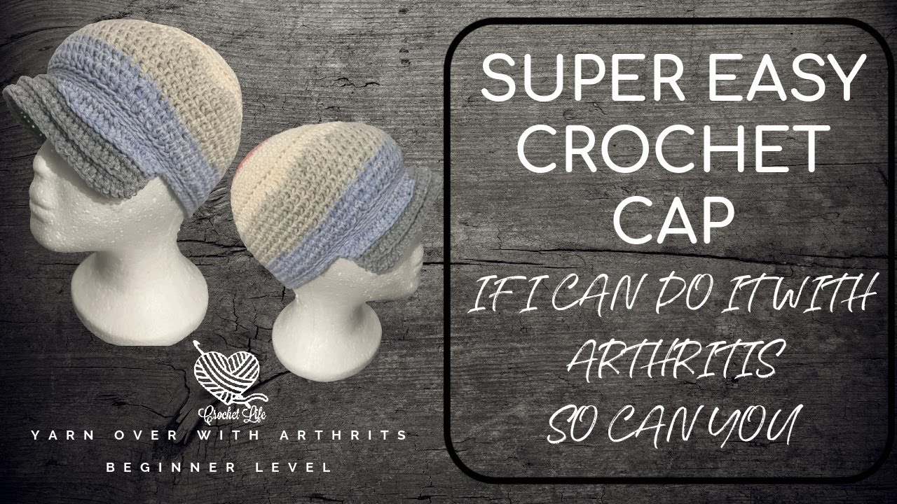 How To Create A Super Easy Crochet Cap, Beginner Level. - YouTube