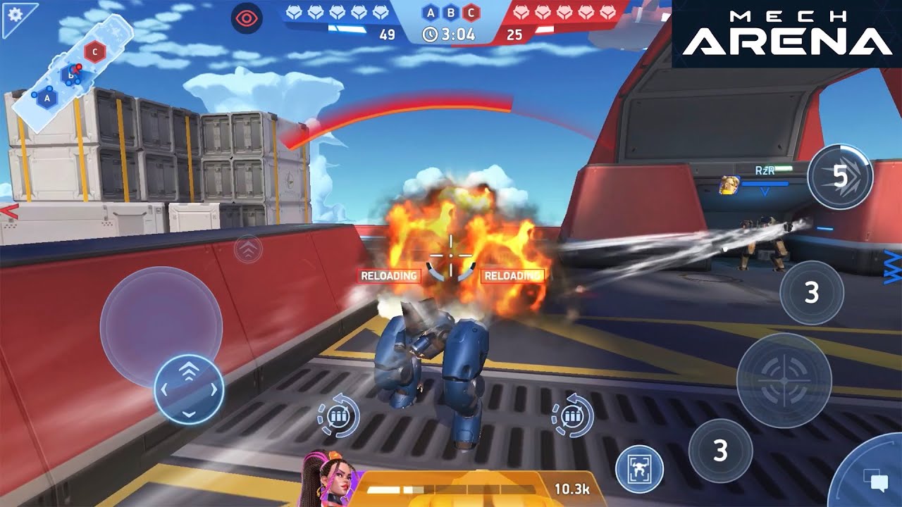 5 Mechs, 5 Pilots, One Awesome Beacon Match - Mech Arena - YouTube