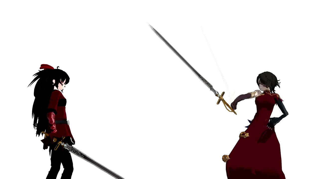 【MMD RWBY】Raven vs Cinder in a nutshell - YouTube