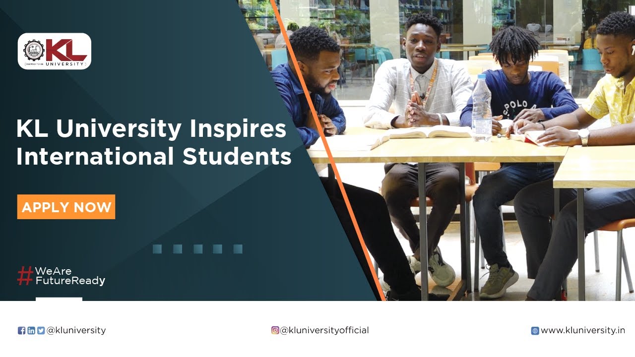 International Student Testimonial | KL University | KLU - YouTube