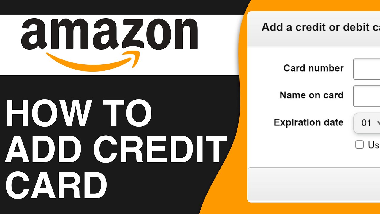 How to Add Debit/Credit Card on Amazon Account (2024) Full Guide - YouTube