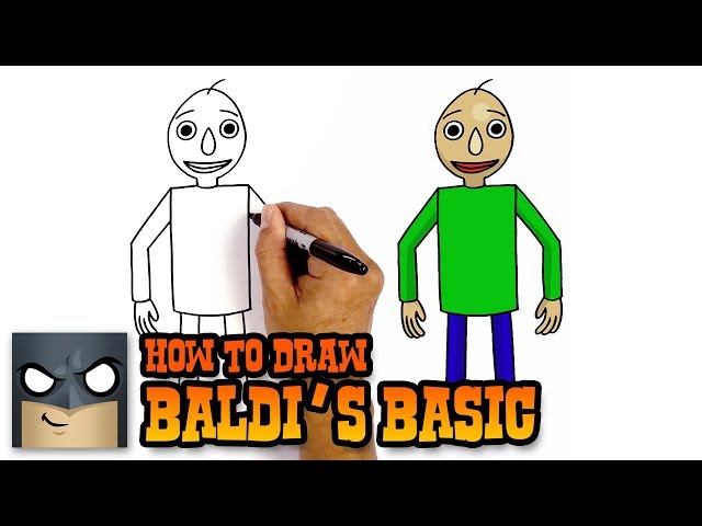 How to Draw Baldi's Basic for Beginners | Step-by-Step Tutorial ...