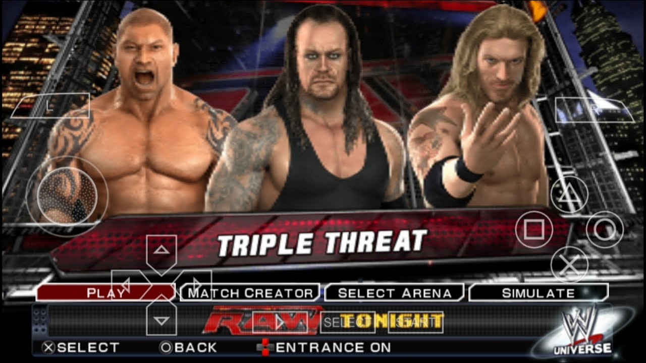 WWE SmackDown vs. Raw 2011 PPSSPP Android Offline Graphics HD - TC ...