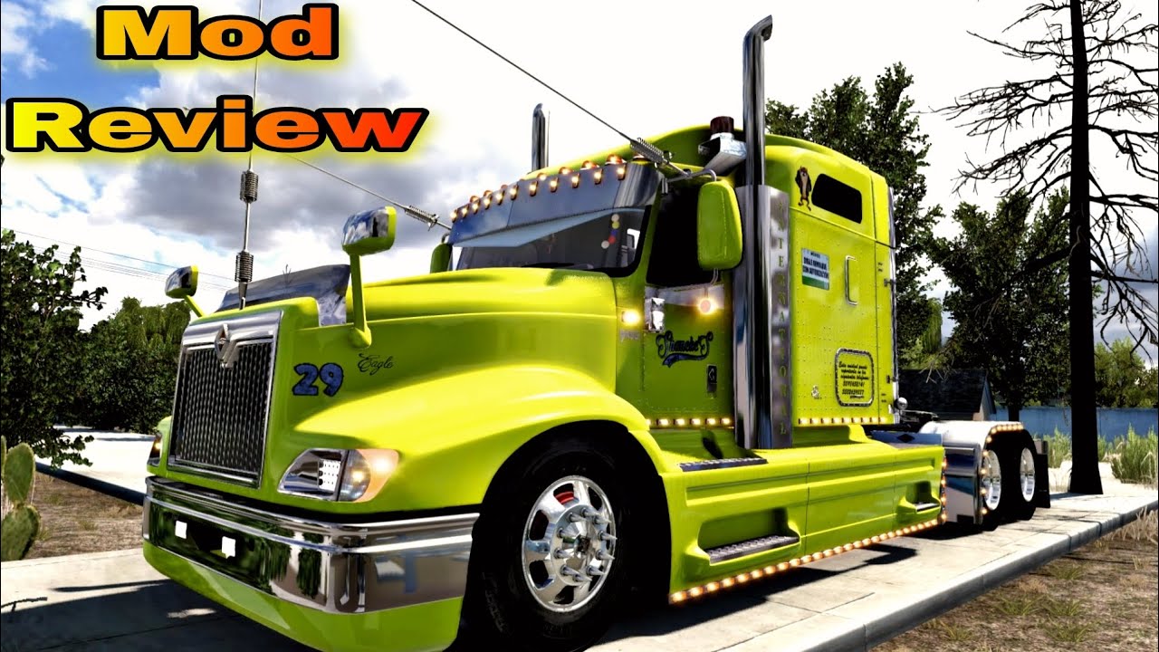 MOD REVIEW INTERNATIONAL 9400i Eagle🦅| american truck simulator mods ...