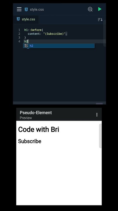 After Before In Css Coding Trendingshorts Subscribe Viralshorts Youtubeshorts