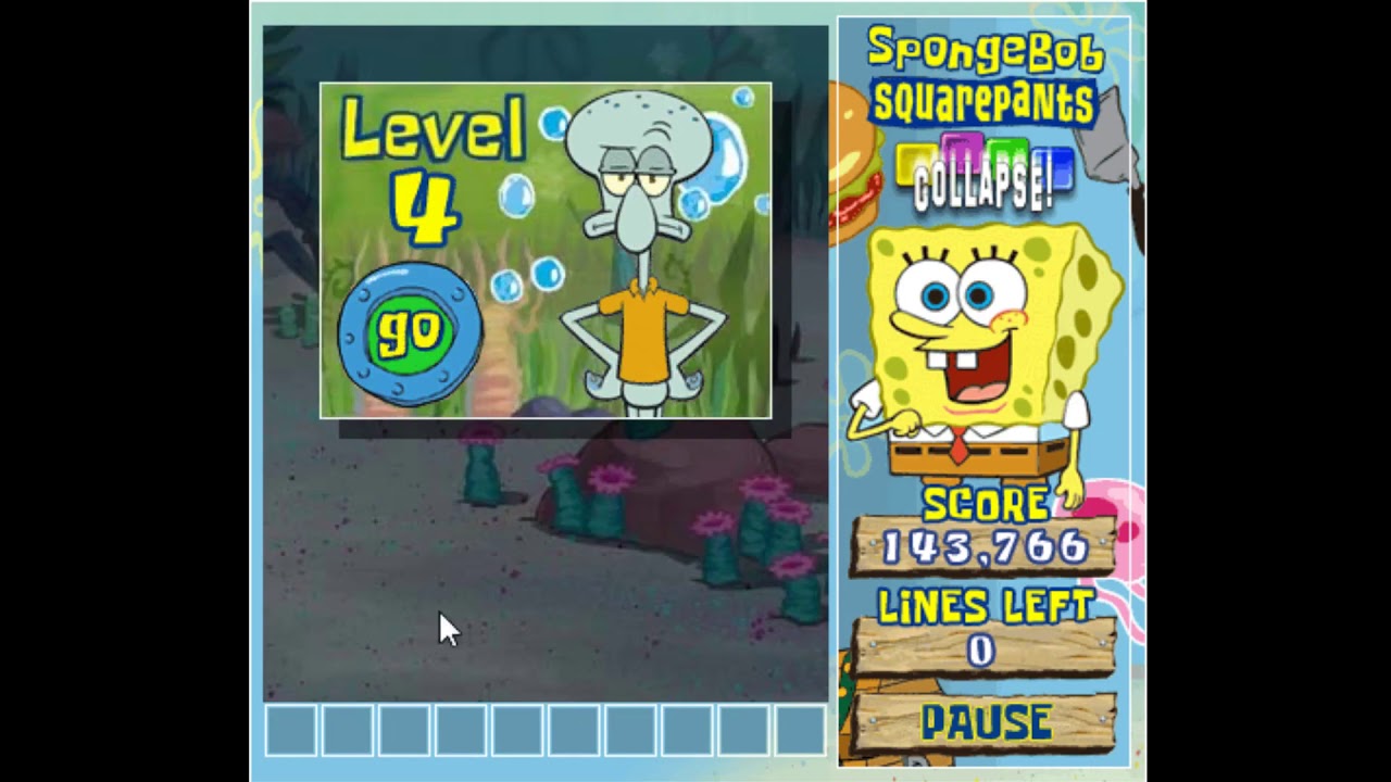 Spongebob Collapse (Web Version) (2003 PC Game) - YouTube