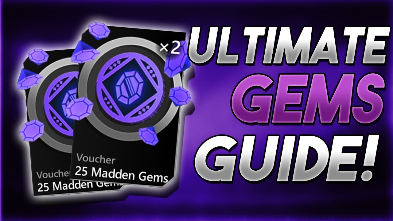 The ULTIMATE GUIDE To Madden Gems In Madden Mobile 20 - YouTube