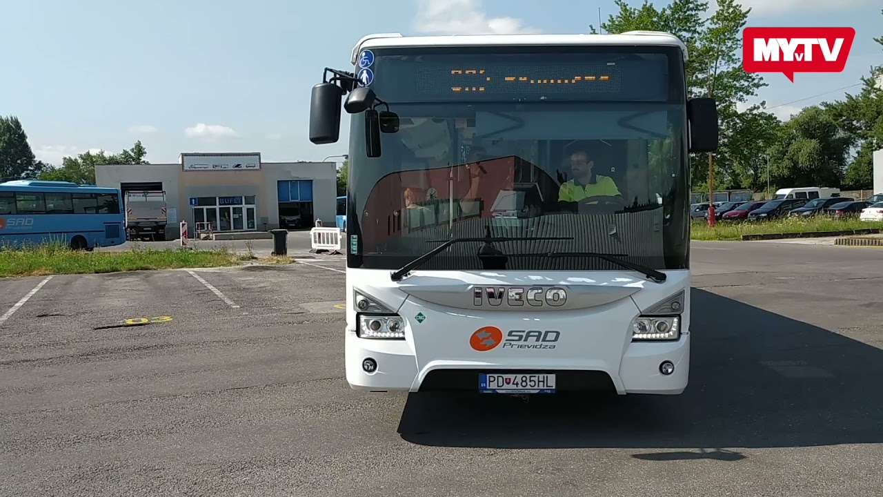 Nový autobus MHD v Prievidzi - YouTube
