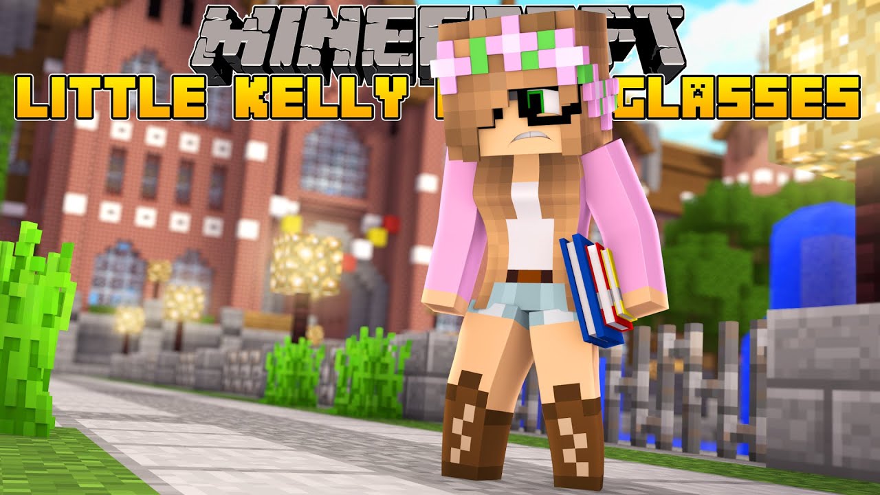 Minecraft - LITTLE KELLY GETS GLASSES! - YouTube