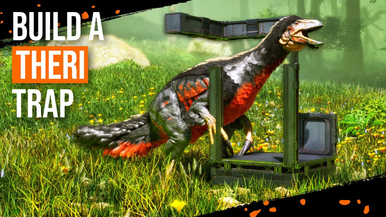 How to Build a Therizinosaur Trap in ARK: Survival Ascended! - YouTube