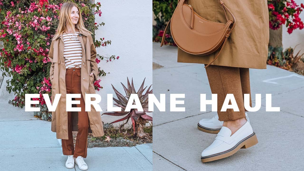 EVERLANE Try-On Haul Fall 2022 - Wardrobe Essentials For Women - YouTube