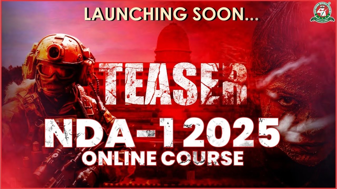 NDA 2025 Teaser | Launching Soon NDA 1 2025 Online Course With New ...
