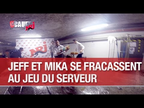 Jeff et Mika se fracassent VRAIMENT au jeu du serveur - C’Cauet sur NRJ