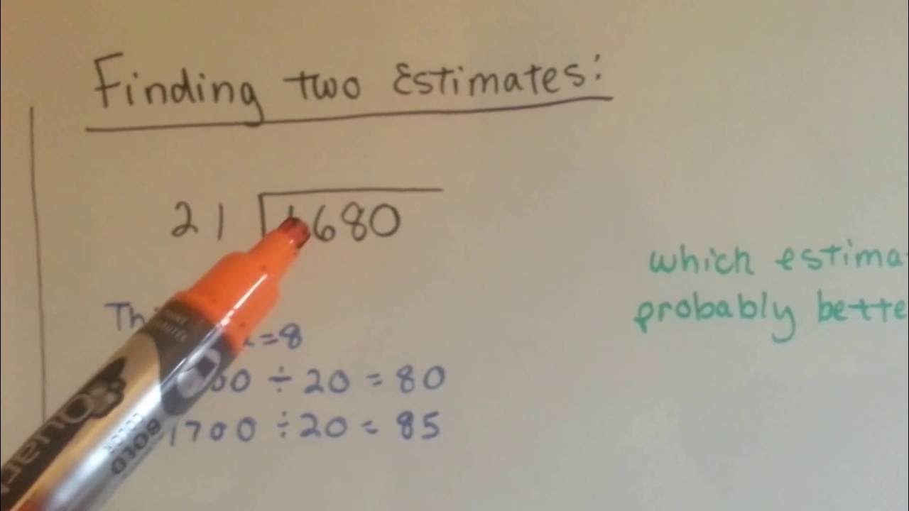 Grade 5 Math #2.5, Estimate Partial Quotients to Divide 2 Digit ...