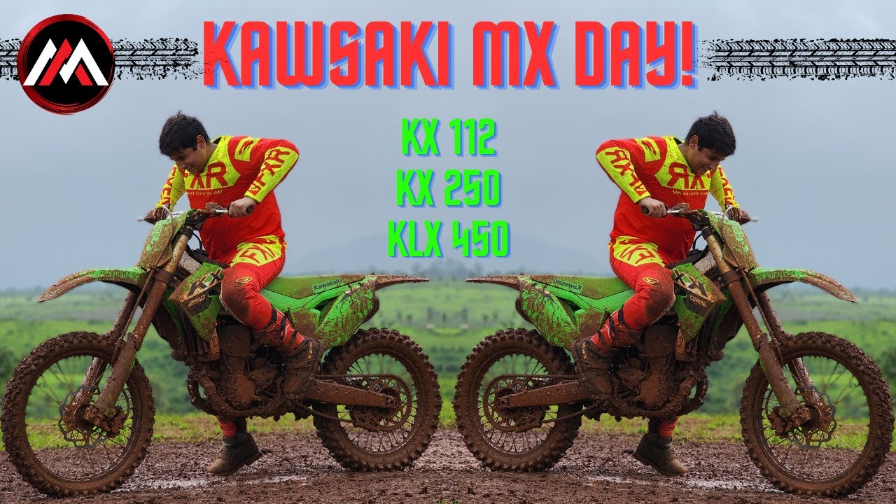 KAWASAKI MOTOCROSS DAY | KX 112 | KLX 450 | KX 250 - YouTube