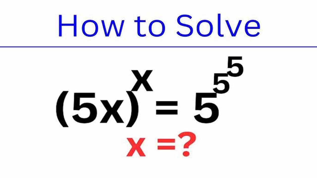 A Nice Algebra Challenge Math Olympiad Question - YouTube