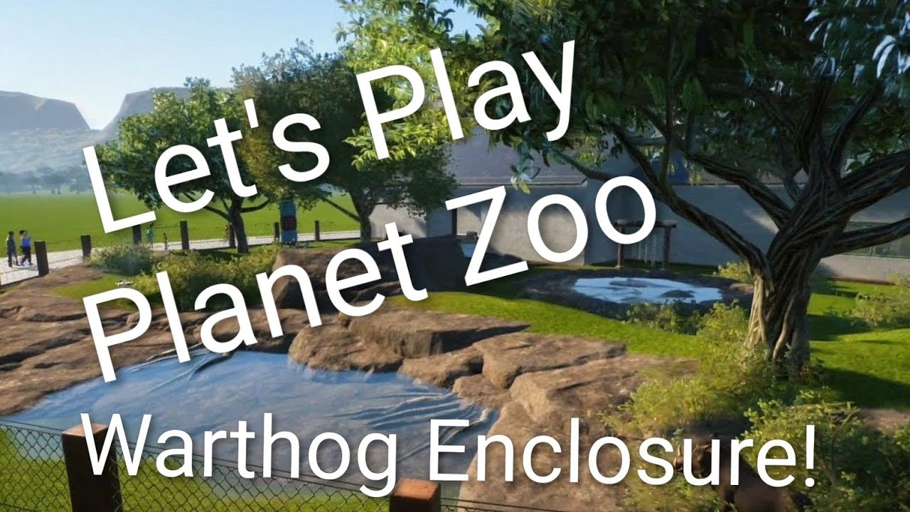 Planet Zoo - Warthog Enclosure - Speed Build! #planetzoo - YouTube