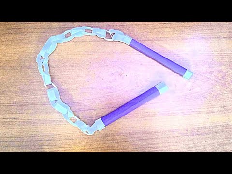 How to make a paper simple Nunchucks |DIY ninja craft | FM ART & CRAFT ...