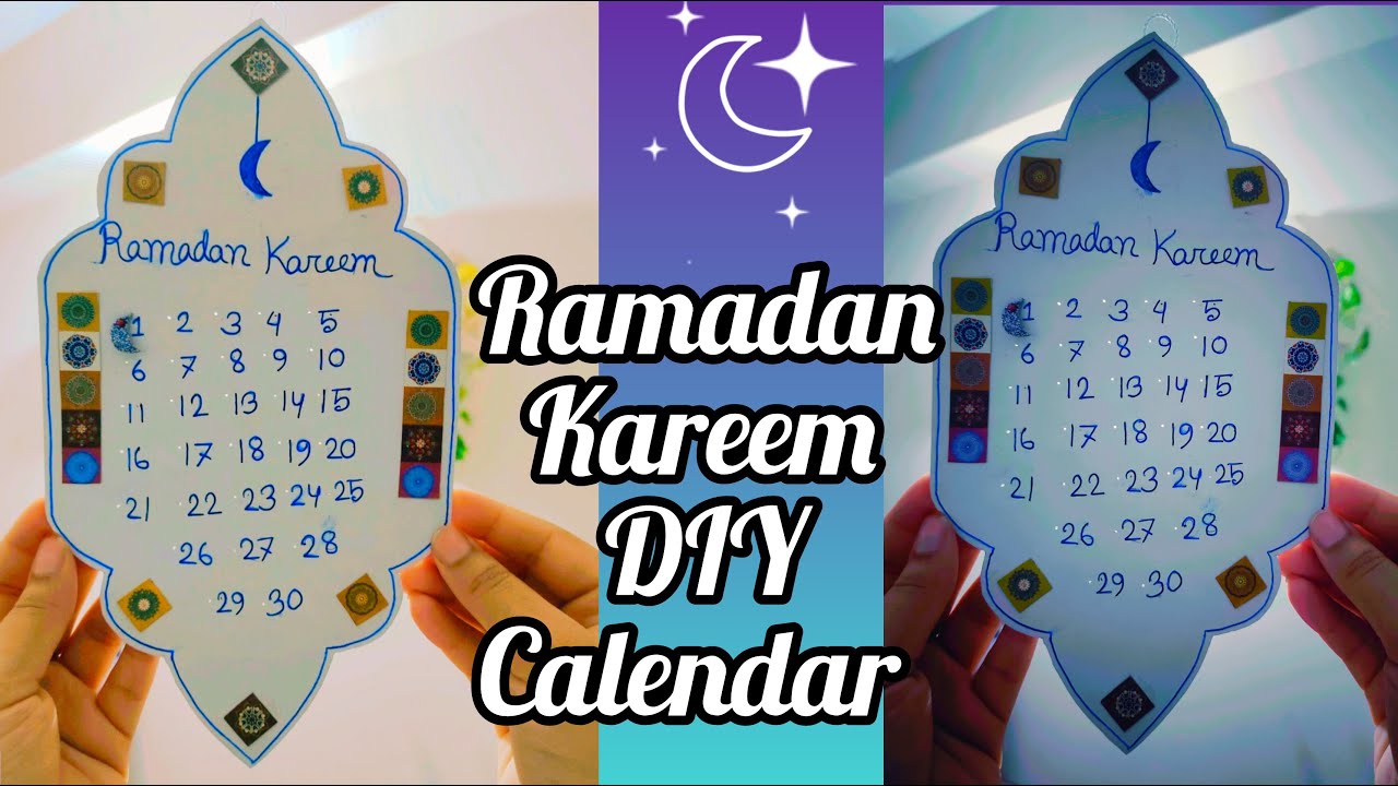 DIY Ramadan Calendar 🌙 Easy Paper Craft #diy #craft #ramadan #calendar ...
