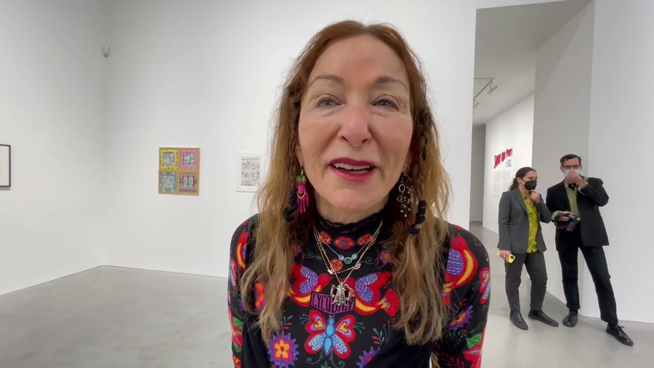 Aline Kominsky-Crumb at David Zwirner Gallery Paris - YouTube