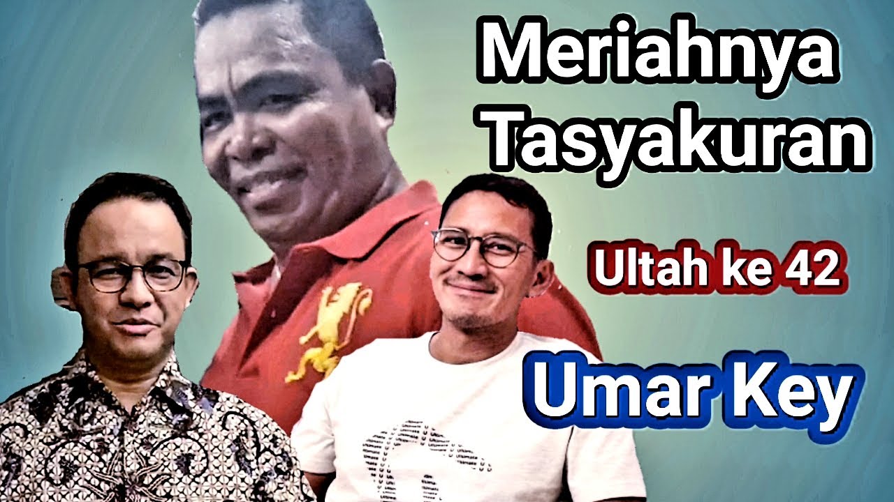 Ultah Umar Key ke 42 Meriahh banyak pejabat ucapkan selamat ultah - YouTube