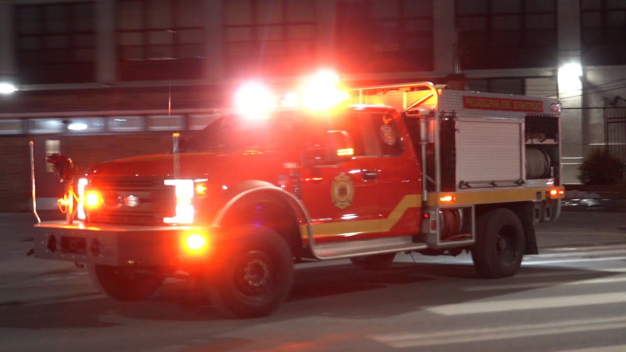 Philadelphia Fire Department TaskForce 7 Responding - YouTube