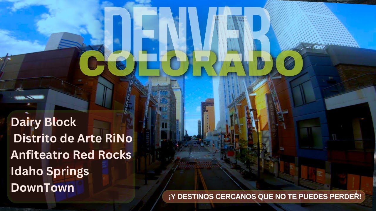 Una aventura en Denver que no te puedes perder/red rocks/Idaho Springs ...