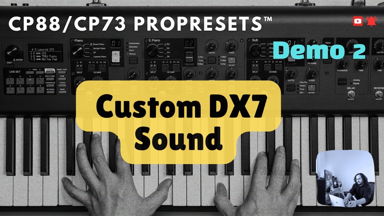 Yamaha CP88/CP73 DX7 Preset – Demo 2 - YouTube