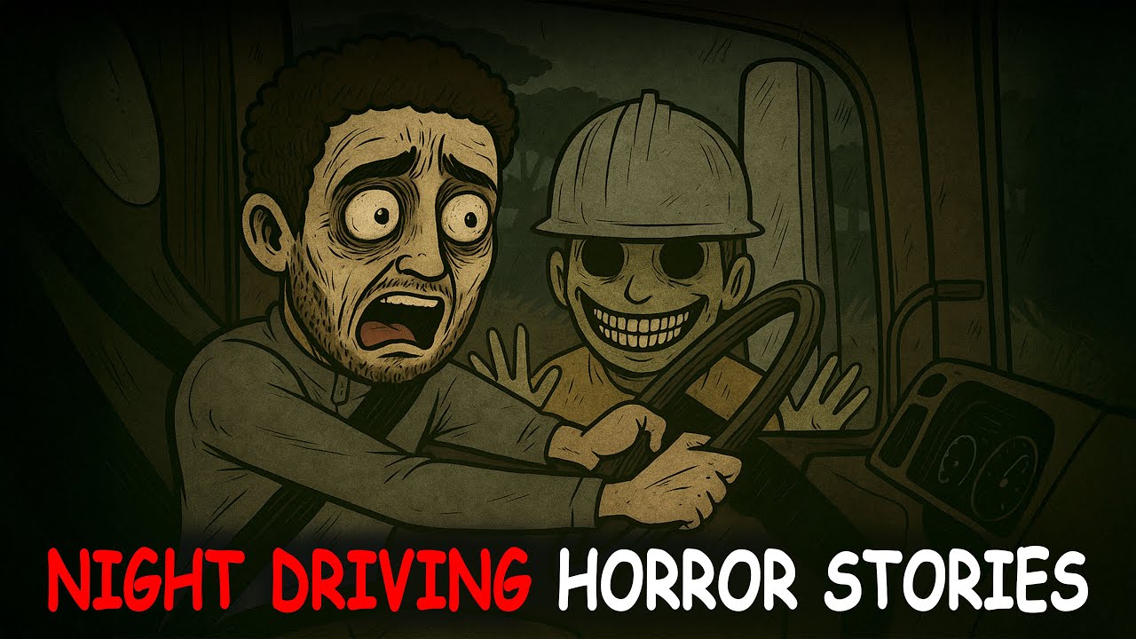 4 very scary true night drive horror stories animated | MWH Horror ...