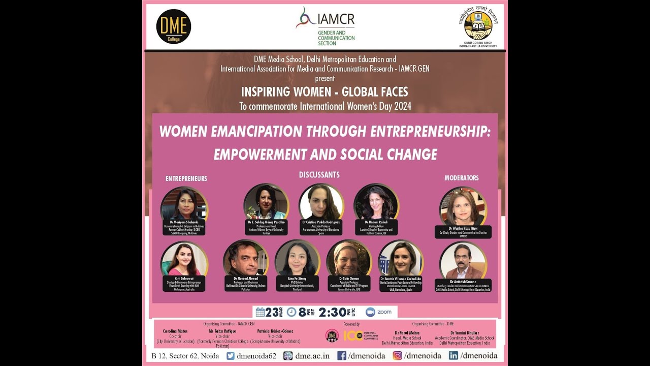 IWD Webinar by DME Media School and IAMCR - GEN - YouTube