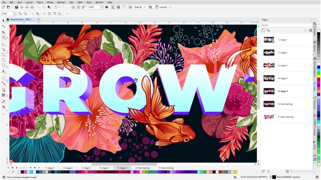 The Pan and Zoom Tools in CorelDRAW - YouTube
