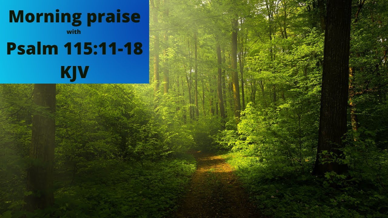 Psalm 115:17-18 KJV bible verse for praise. praise God and fight ...