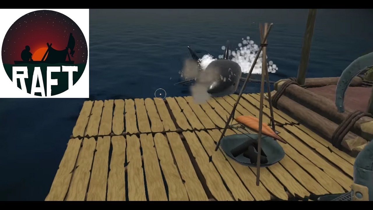 Raft Deutsch Angezockt Zwischen Floß Und Haifischflosse Youtube
