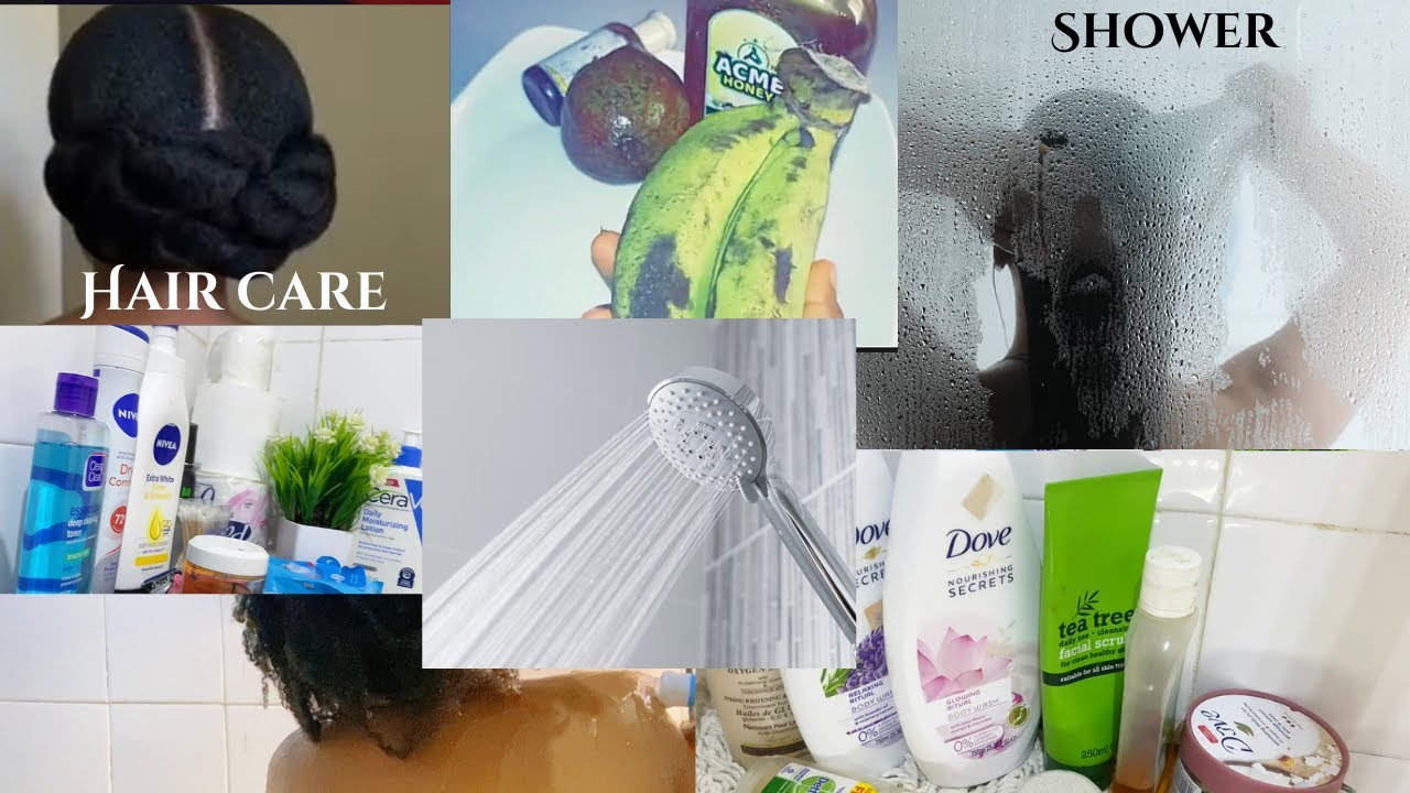 My Natural Hair routine + Shower Routine & All my hair care products ...