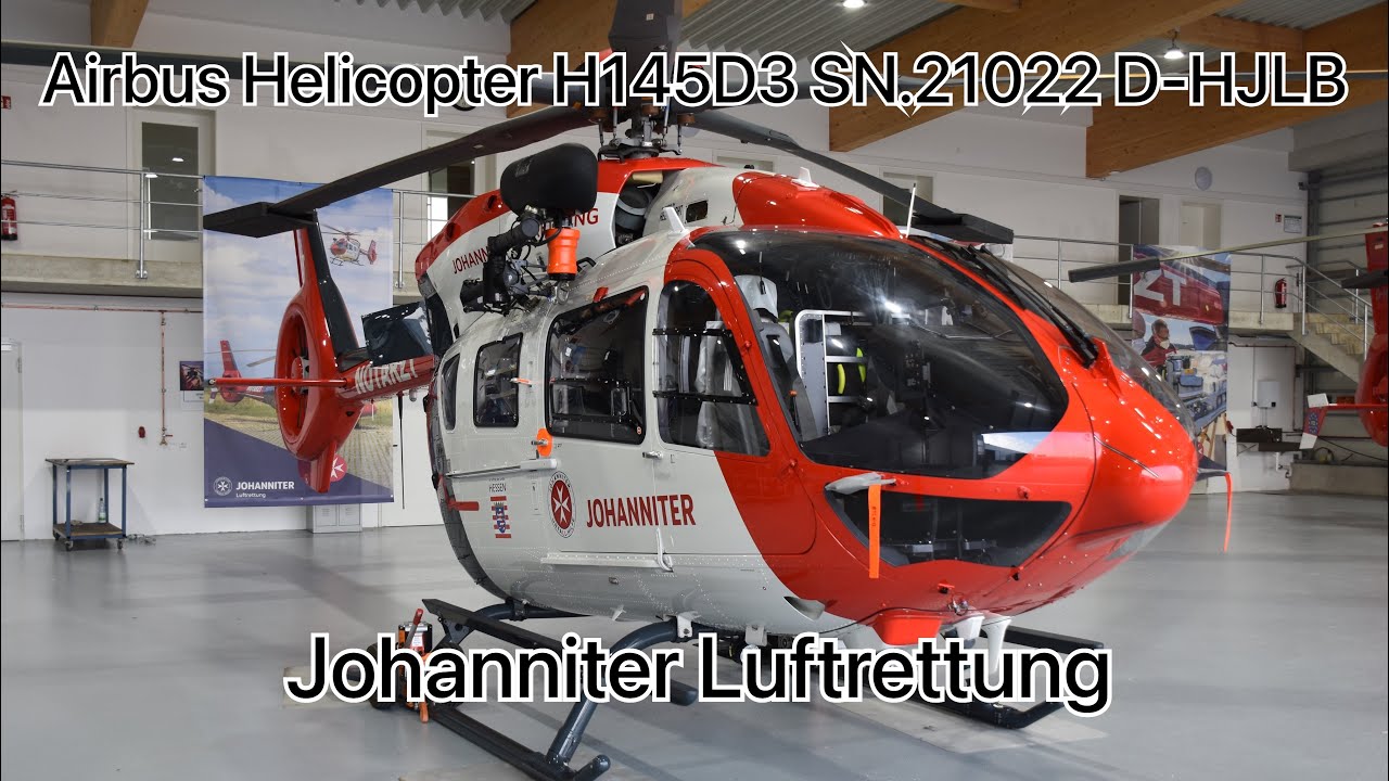 Airbus H145D3 D-HJLB Heli-Flight GmbH Johanniter Luftrettung in detail ...