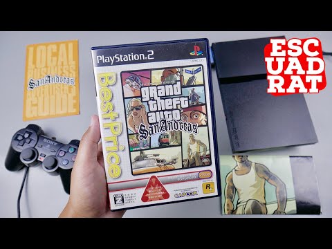 GTA San Andreas PS2 Indonesia, Unboxing & Gameplay Grand Theft Auto: San Andreas PlayStation 2 Slim