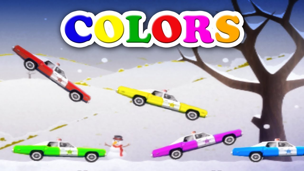Easy Color Learning | Police Car Games - YouTube
