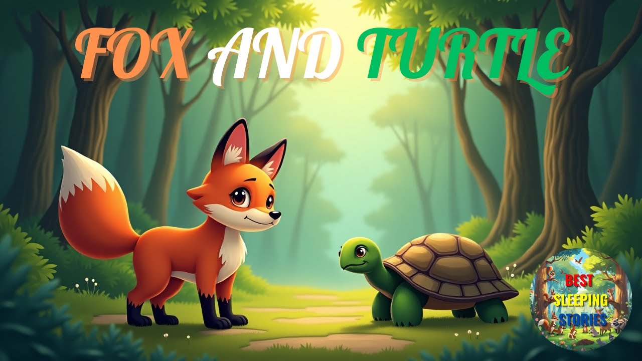 Fox and Turtle - Story for Children - BestSleepingStories - YouTube