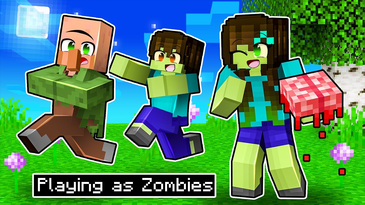 Day in the Life of a MINECRAFT ZOMBIE - YouTube