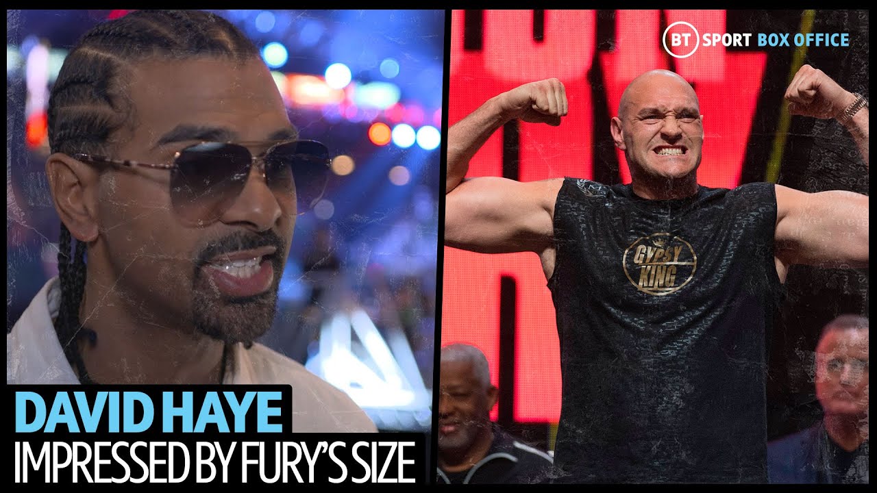 "Fury looks like a new man!" David Haye changes his mind on Wilder v ...