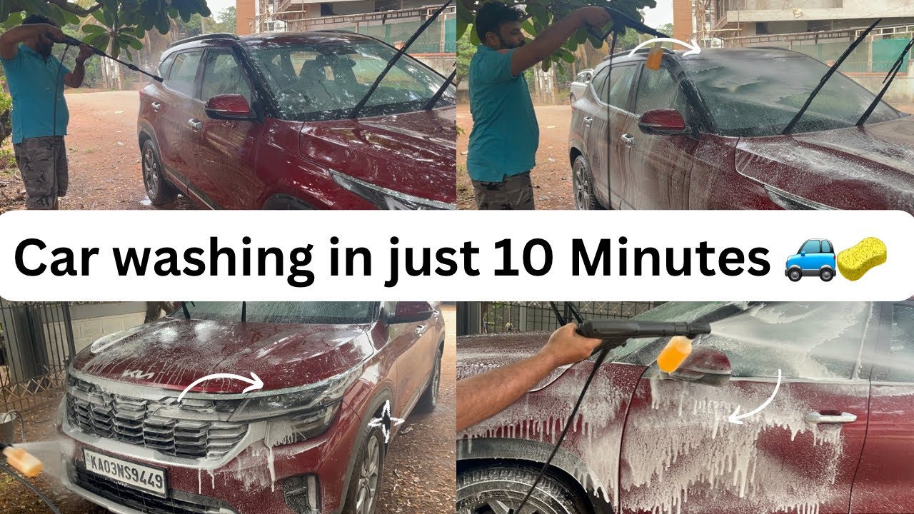 How to Wash Your Car Like a Pro: DIY Pressure Washer Car Wash at Home ...