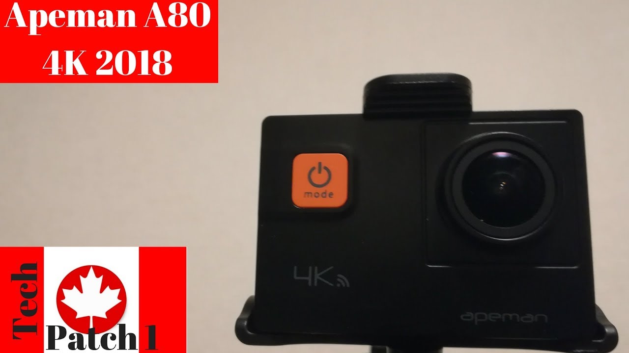 Apeman A80 2018 4k Tech Review/アクションカメラApeman A80 2018 4K (Tech Patch 1 ...