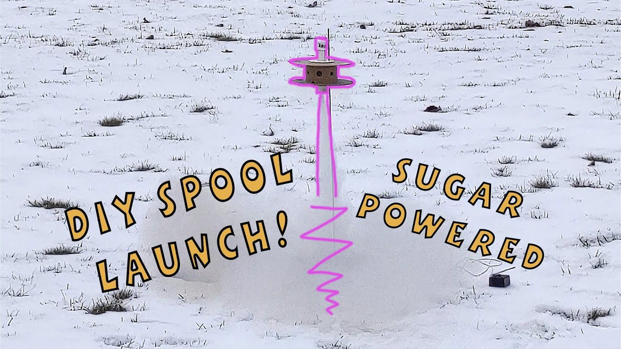Launch Your Own Rocket! DIY Sugar Spool - YouTube