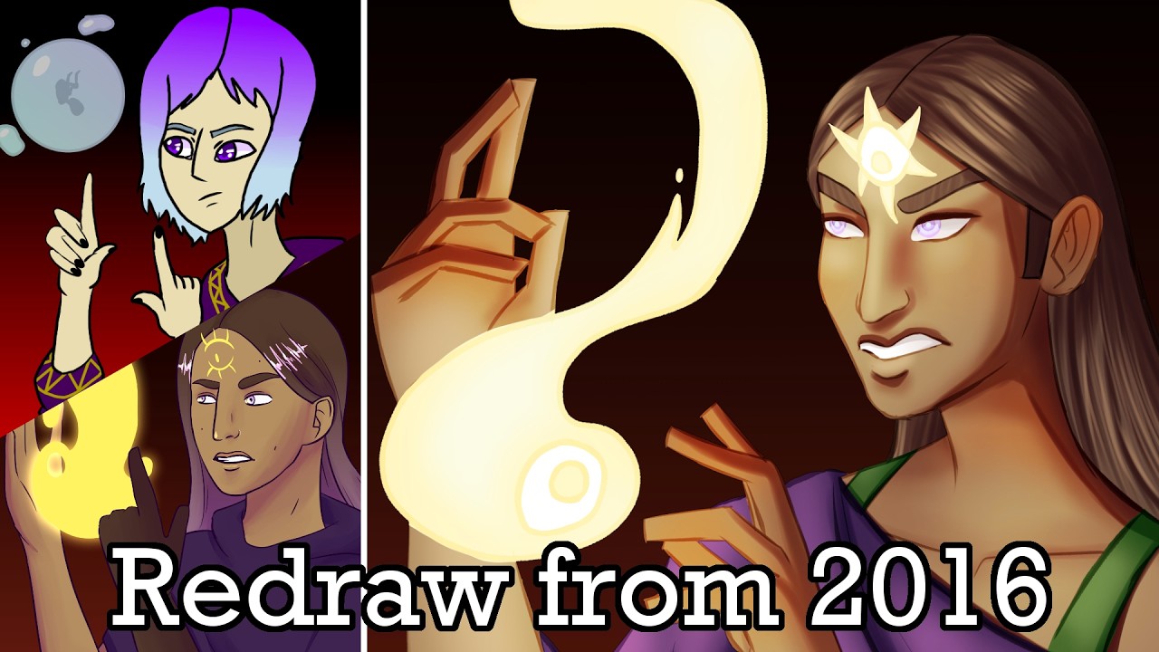 REDESIGNING my ORIGINAL CHARACTER from 2016 ★ Character Redraw ★ - YouTube