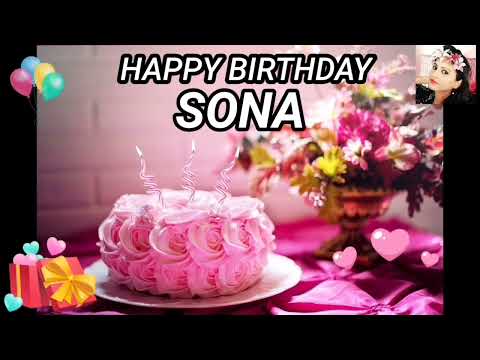 SONA Happy Birthday Song 🎂Happy Birthday Song SONA🎂 #HappyBirthdaySongsWithAngel #SONA #Birthday