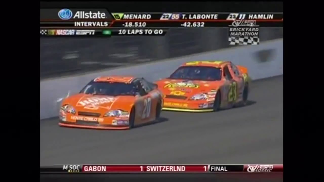 2007 Brickyard 400 Finish HD - YouTube