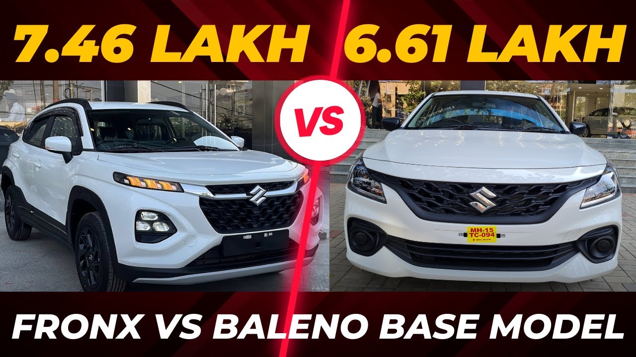 Fronx Vs Baleno Base Model Comparison - YouTube